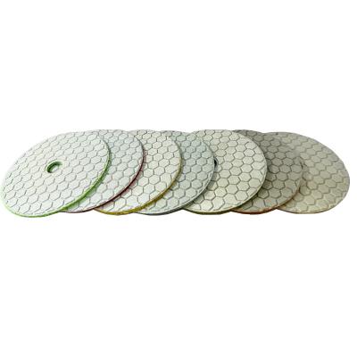 China Dry Use Resin Flexible Polishing Pad For Marble Granite for sale