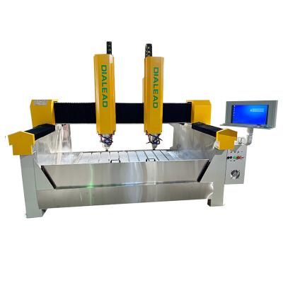 China Multi Head 2 Head CNC Stone Carving Machine For Marble Granite Engraving And Carving for sale