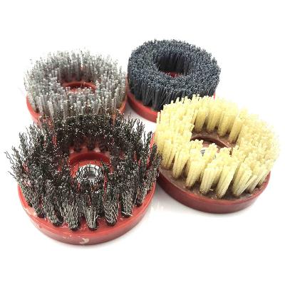 China Granite Marble Polishing Antique Diamond Brush Silicon Carbide Circular Stone Brush for sale