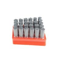China Stone Brushes Frankfurt Shape Silicon Carbide Brush For Marble Antique Polishing Brushing for sale