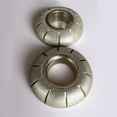 China Electroplated Stone Edge Diamond Profiling Wheel For Marble Grinding Wheel Stone Surface Shaping for sale