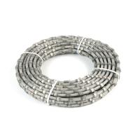China 8.8mm Beads Diamond Rope For Granite Profiling / Shape Cutting for sale