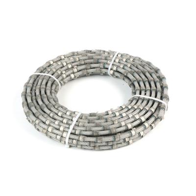 China 8.8mm Beads Diamond Rope For Granite Profiling / Shape Cutting for sale