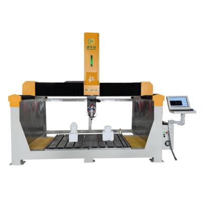 China 5 Axis CNC Stone Carving Machine For Precision Sculpting / Monument Engraving for sale