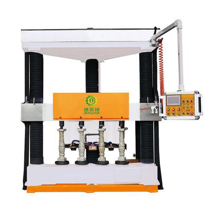 China 4 Columns CNC Stone Profile Machine For Column Vase Baluster Handrialling for sale