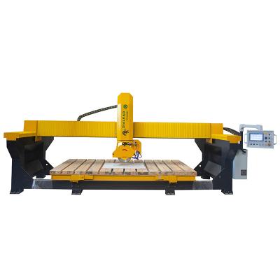 China Extra Spindle PLC 4 Axis Stone Bridge Cutting Machine for Countertop Fabrication for sale