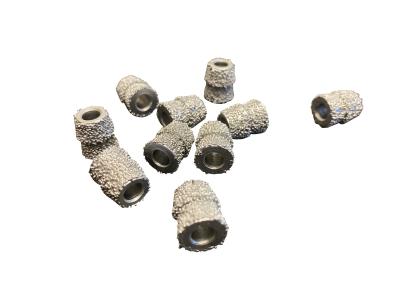 China High efficiency Vacuum Brazed Diamond Wire Saw Beads For Turkish Marble Quarry for sale