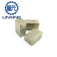 China LINXING Diamond Segments for Granite Cutting 900mm-4200mm and Taper Segment Shape for sale