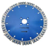 China Ti-coated 180mm Diamond Blade Cutter Disc for Finishing Volcanic Stone in Mexico for sale
