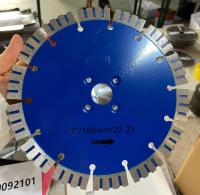 China Ti-coated 180mm Diamond Blade Cutter Disc for Finishing Volcanic Stone in Mexico for sale