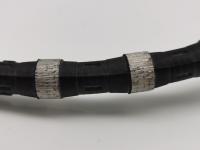 China 11.5mm Rubber Spring Diamond Wire Saw for Quarrying Mining Marble Cutting Diamond Beads Rope for sale