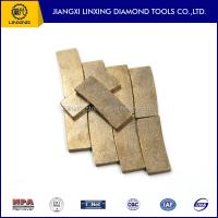 China Grooved Cutting Segment for Saw Blade Machine Granite Marble for sale