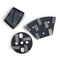 China Metal Bond Diamond Polishing Double Arrow Segments for Concrete Polishing Grit 80 for sale