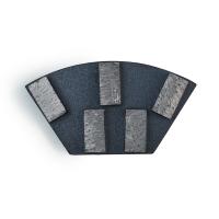 China A Grade Stone Abrasive Metal Bond Round Diamond Segments for Concrete Grinders for sale