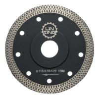 China 115mm Mesh Thin Turbo Disc Porcelain Ceramics Diamond Tools Cutting Disc Cutter Blade 20 for sale