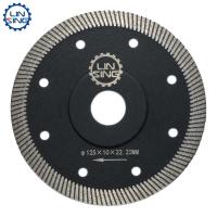 China 115mm Mesh Thin Turbo Disc Porcelain Ceramics Diamond Tools Cutting Disc Cutter Blade 20 for sale