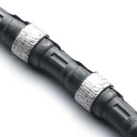 China Linxing 12.0mm Spring Diamond Granite Wire Saw Beads with High Working Efficiency for sale