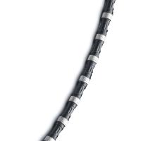 China Linxing 12.0mm Spring Diamond Granite Wire Saw Beads with High Working Efficiency for sale