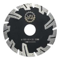 China Thin Segmented Turbo Disc 230mm T Type Diamond Saw Blade for Marble Stone Cutting for sale