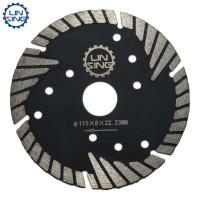 China Thin Segmented Turbo Disc 230mm T Type Diamond Saw Blade for Marble Stone Cutting for sale
