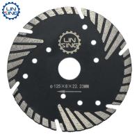 China Thin Segmented Turbo Disc 230mm T Type Diamond Saw Blade for Marble Stone Cutting for sale