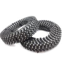 China 40pcs beads No. 12.0*40 diamond wire for granite stone quarry and cutting wire saw machine for sale
