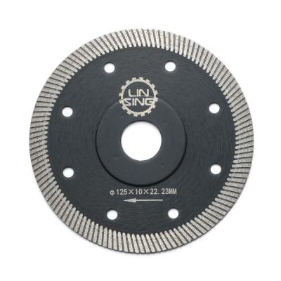China Diamond Turbo Saw Blade for Cutting Asphalt Ceramic Granite Marble Stone Porcelain Tile for sale