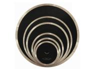 China Customized Color 350mm Fish Hook Saw Blade for Edge Cutting of Porcelain Tiles Ceramics for sale