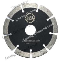 China 140 Teeths Industrial Grade Diamond Segmented Cutting Disc for Cold-Pressed Concrete for sale