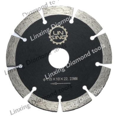 China 140 Teeths Industrial Grade Diamond Segmented Cutting Disc for Cold-Pressed Concrete for sale