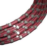 China 7.3 8.3mm Diamond Wire Saw for Granite Marble Block Squaring and Profiling Guaranteed for sale
