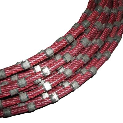 China 7.3 8.3mm Diamond Wire Saw for Granite Marble Block Squaring and Profiling Guaranteed for sale