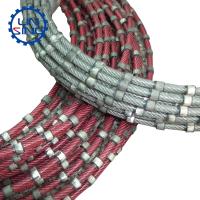 China 7.3 8.3mm Diamond Wire Saw for Granite Marble Block Squaring and Profiling Guaranteed for sale