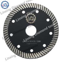 China 20mm/22.23mm Arbor Turbo Mesh Diamond Saw Blade for Cutting Ceramic Tile Marble Stone for sale
