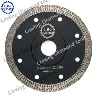 China 20mm/22.23mm Arbor Turbo Mesh Diamond Saw Blade for Cutting Ceramic Tile Marble Stone for sale