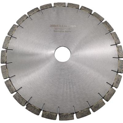 China 350mm Sandstone Diamond Saw Blade Cutter Disc for Lava Volcanic Stone Cutting in Mexico for sale