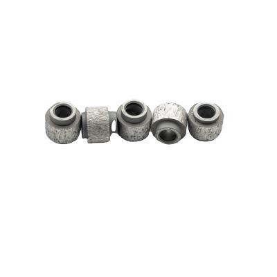 China Fixed Diamond Wire Saw for Marble Stone Quarry Cutting 11.5mm Sintered Bead Advantage for sale