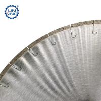China Marble Fish Hook Cutting Disc 14'' Diamond Metal Powder Saw Blade for Ceramics Cutting for sale