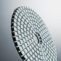 China 100mm Resin Bond Wet Diamond Polishing Pad for Granite Marble Quartz Stone 7 Pieces Set for sale