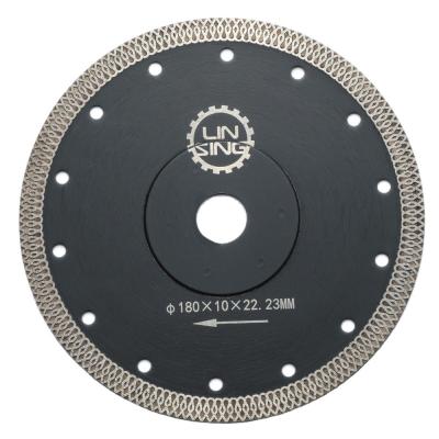 China 180mm Turbo Diamond Saw Blade for Cutting and Grinding Tools on Ceramics Marble Tiles for sale