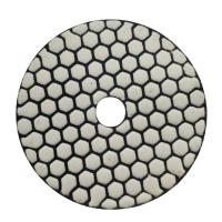 China Granite Marble Quartz Stone Polishing Abrasive Tools Dry Resin Bond Diamond Pads 7 Inch for sale