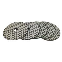 China Granite Marble Quartz Stone Polishing Abrasive Tools Dry Resin Bond Diamond Pads 7 Inch for sale