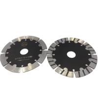 China Diameter 115mm Turbo Segmented Teeth Cutter Disc for Marble Granite Brick Asphalt Curb for sale