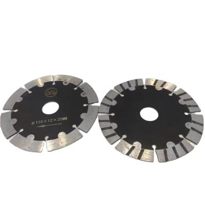 China Diameter 115mm Turbo Segmented Teeth Cutter Disc for Marble Granite Brick Asphalt Curb for sale