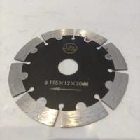 China Diameter 115mm Turbo Segmented Teeth Cutter Disc for Marble Granite Brick Asphalt Curb for sale
