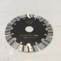 China Diameter 115mm Turbo Segmented Teeth Cutter Disc for Marble Granite Brick Asphalt Curb for sale