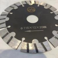 China Diameter 115mm Turbo Segmented Teeth Cutter Disc for Marble Granite Brick Asphalt Curb for sale