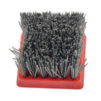 China Frankfurt Shape Diamond And Silicon Carbide Antique Brush For Stone Surface Processing for sale