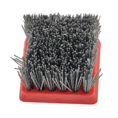 China Frankfurt Shape Diamond And Silicon Carbide Antique Brush For Stone Surface Processing for sale