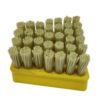 China Frankfurt Shape Diamond And Silicon Carbide Antique Brush For Stone Surface Processing for sale